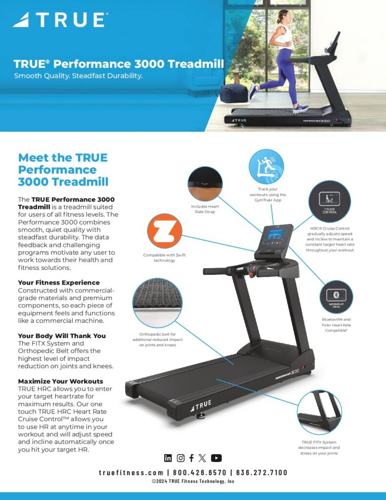 TRUE Fitness Performance 3000 Treadmill: Top Home Gym Choice